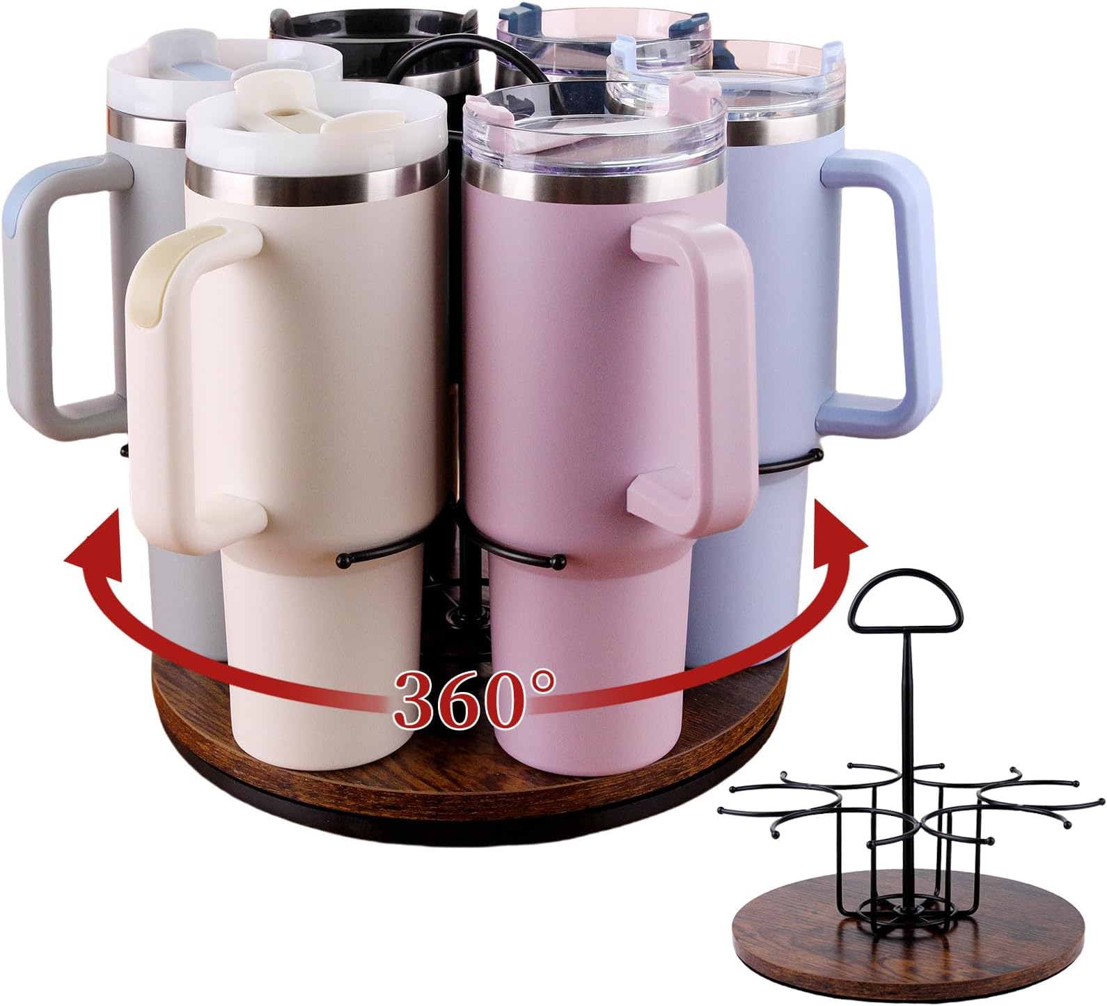 Amazon.com - Water Bottle Organizer for Stanley Tumbler，Rotatable ...