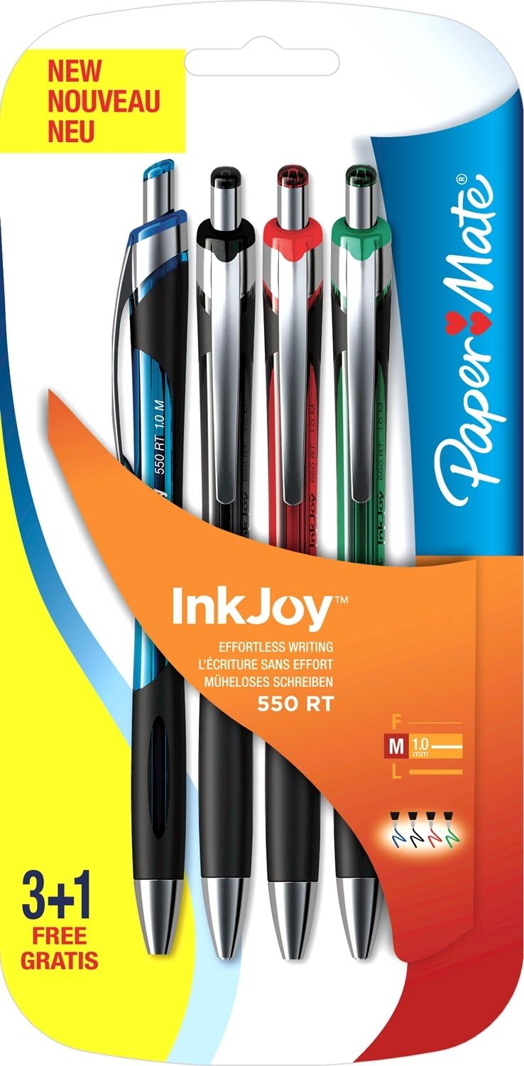 Papermate Inkjoy 550 RT Stylo Bille Rétractable Assortiment Standard ...
