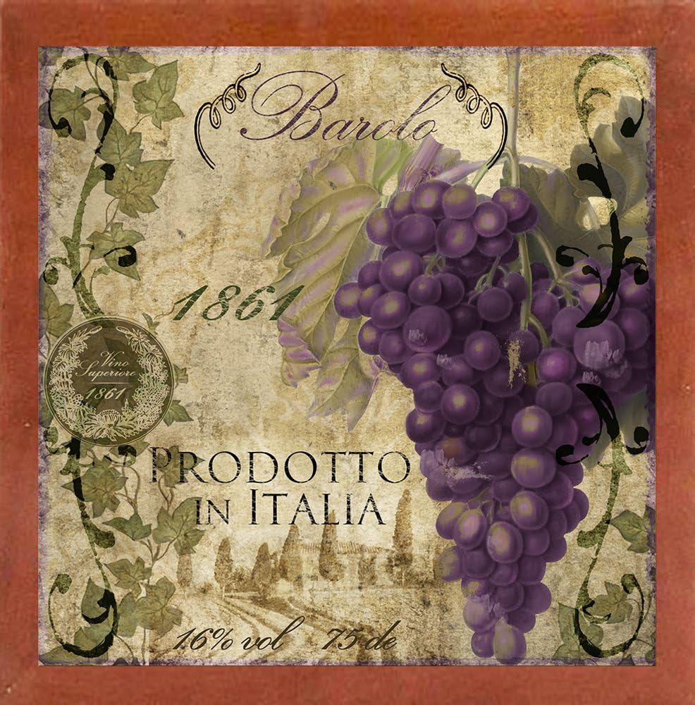 Amazon.com: Frame USA Vino Italiano II Framed 20"x20" by Color Bakery ...
