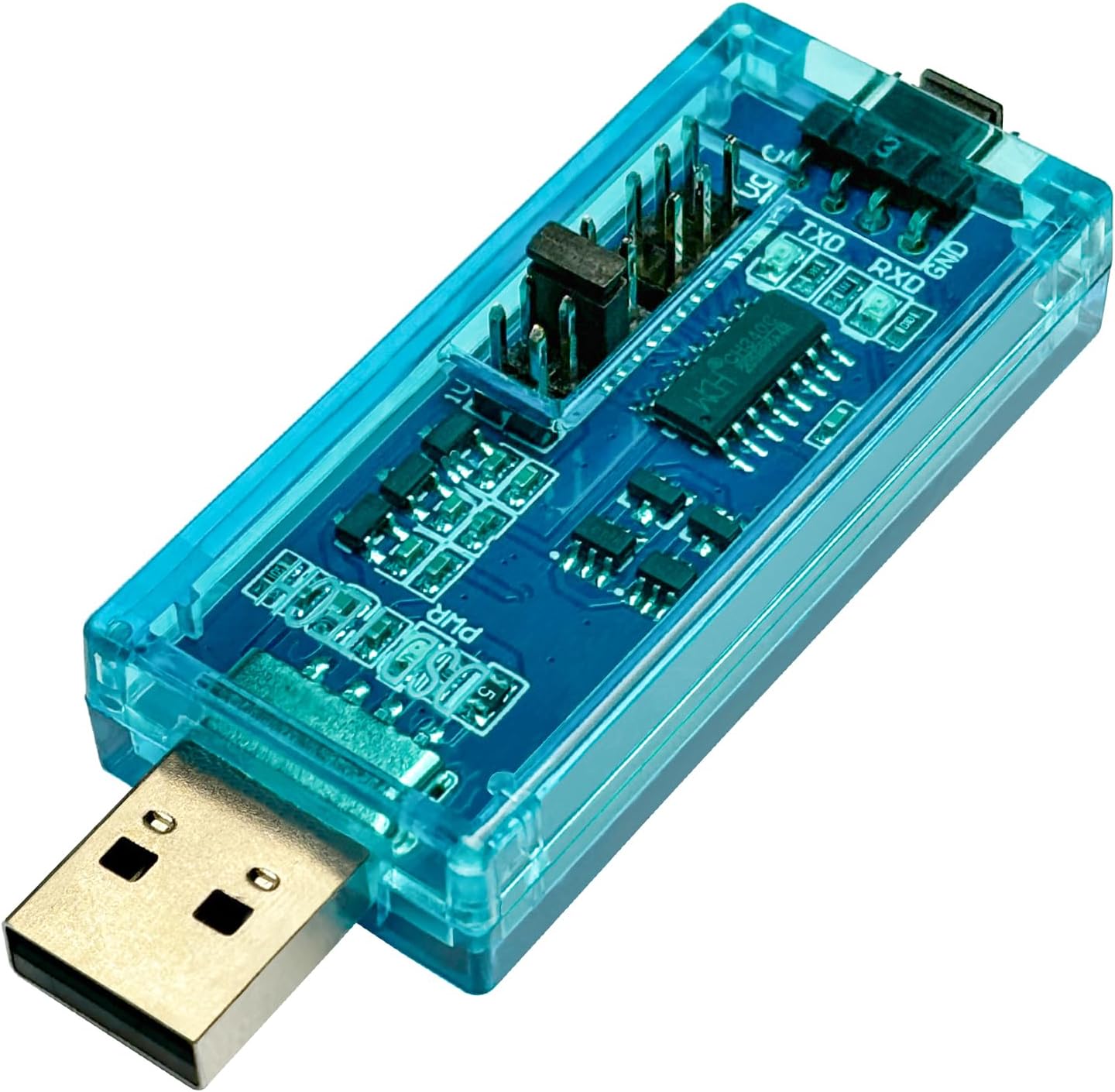 Amazon.co.jp: DSD TECH SH-U07A USB-TTLアダプター CH340Cチップ内蔵 5V 3.3V 2.5V 1 ...