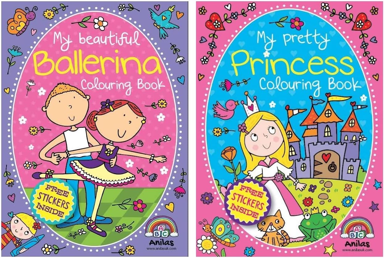 A5 Easy Colour Colouring Book for Kids - More Than 120 Cute Animals - 1 ...