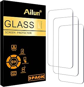Ailun Screen Protector for iPhone 16 / iPhone 15 / iPhone 15 Pro [6.1 ...