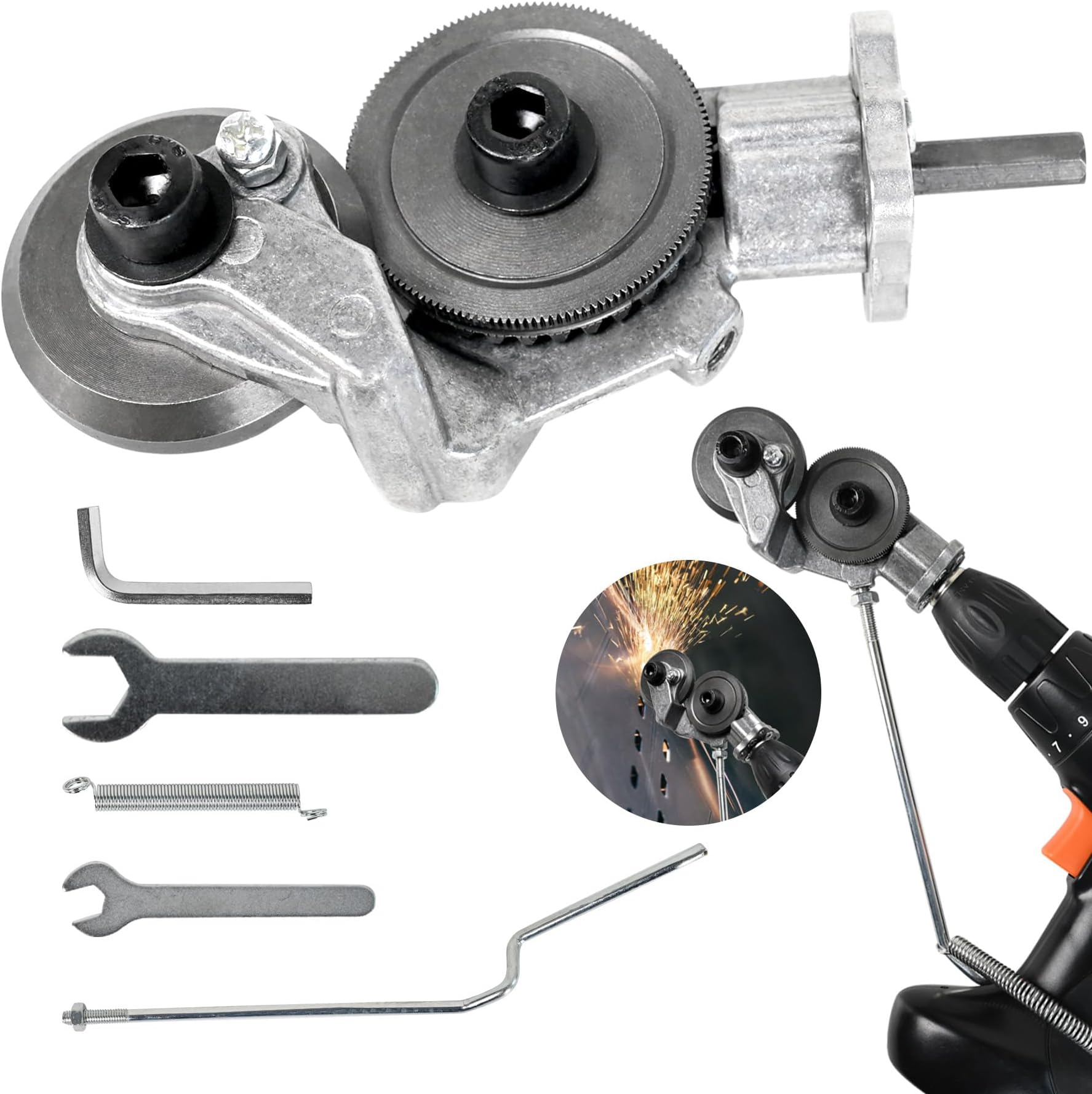 Drifop Upgraded Electric Drill Plate Cutter, Metal Nibbler Drill ...