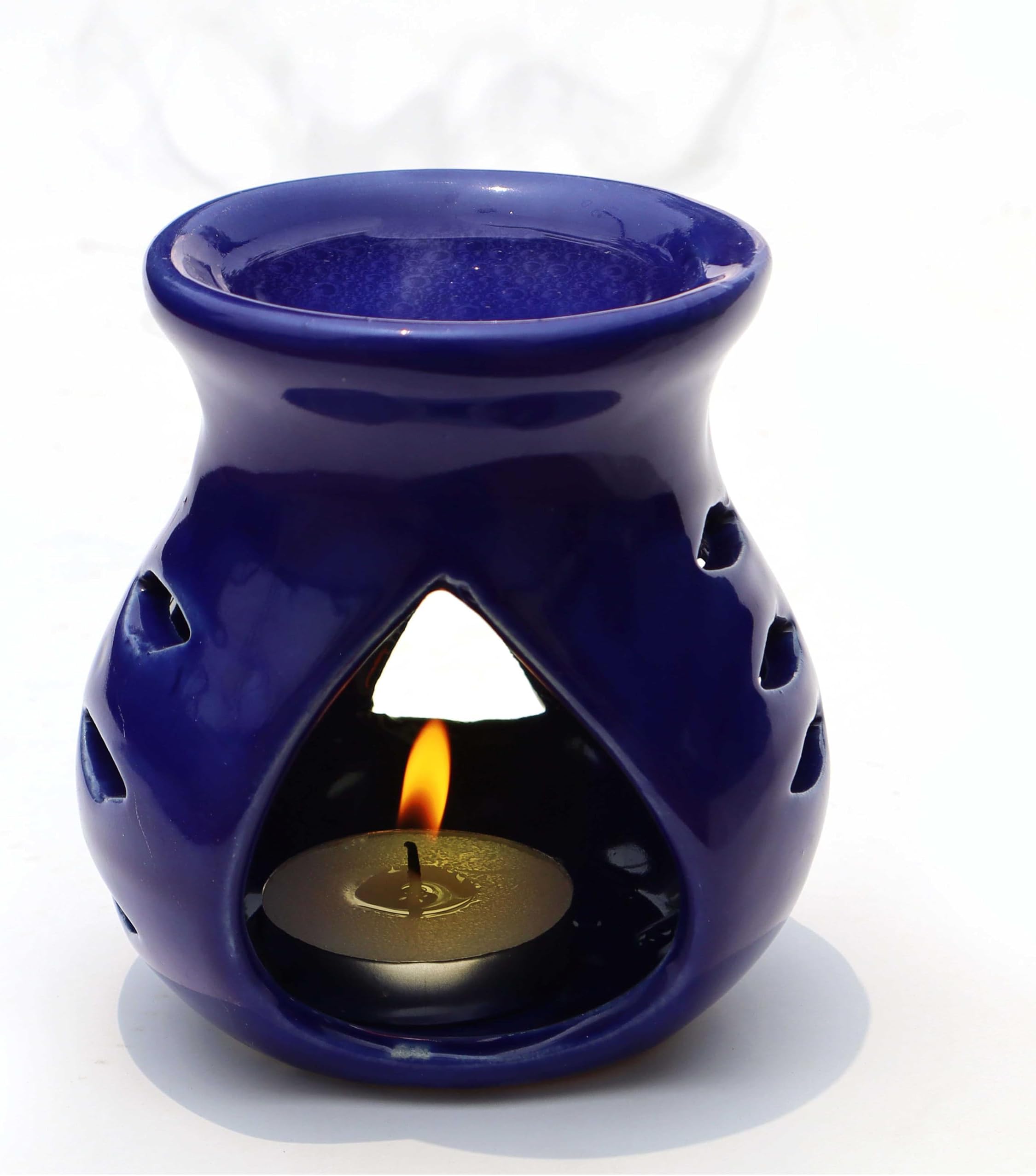 Wonder Monk Ceramic Aroma Diffuser Burner for Home Fragrance (White ...