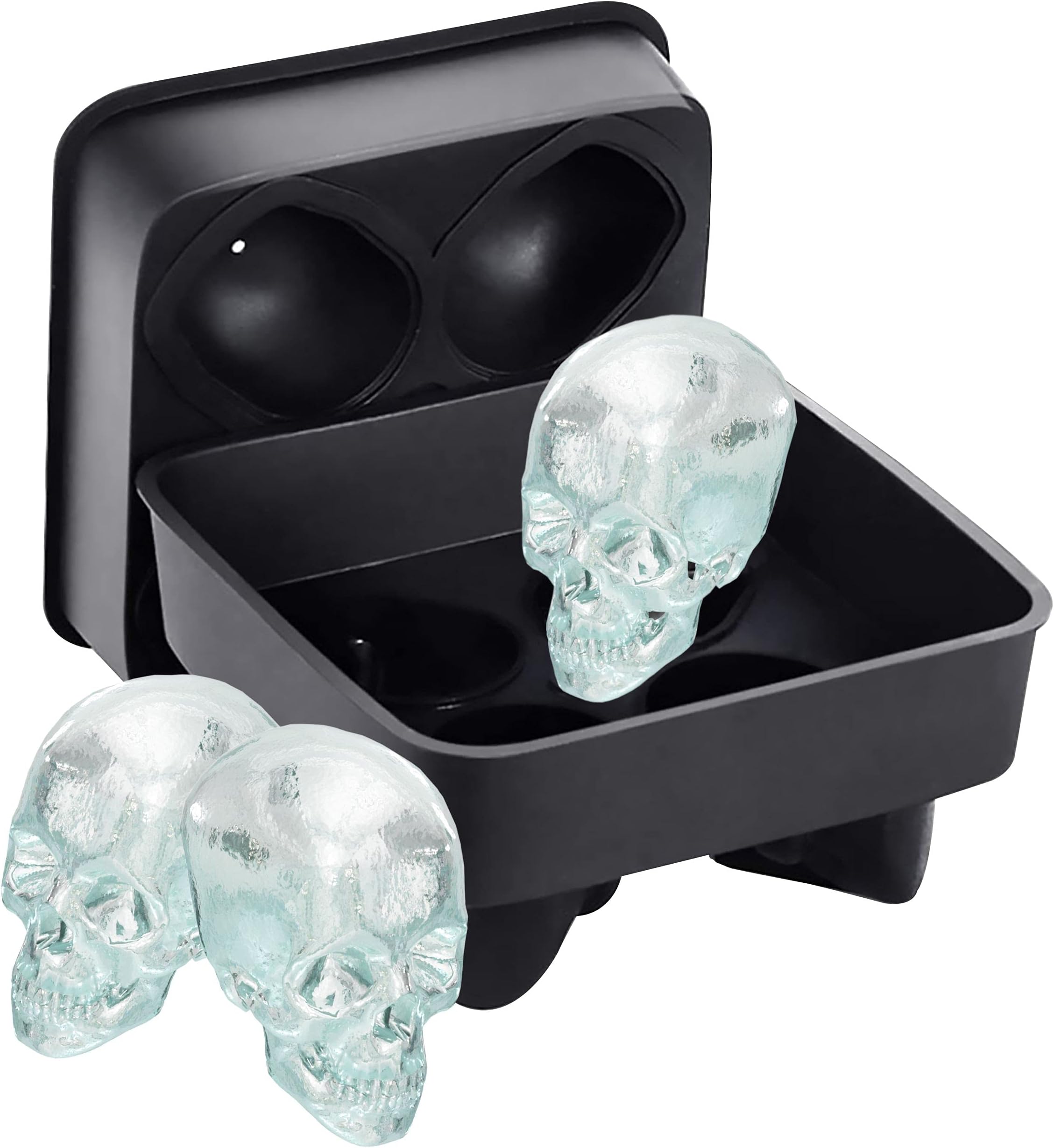 Amazon.com: CowGoldChild Ice Cube Tray Mold - Larger Novelty Ices Cubes ...