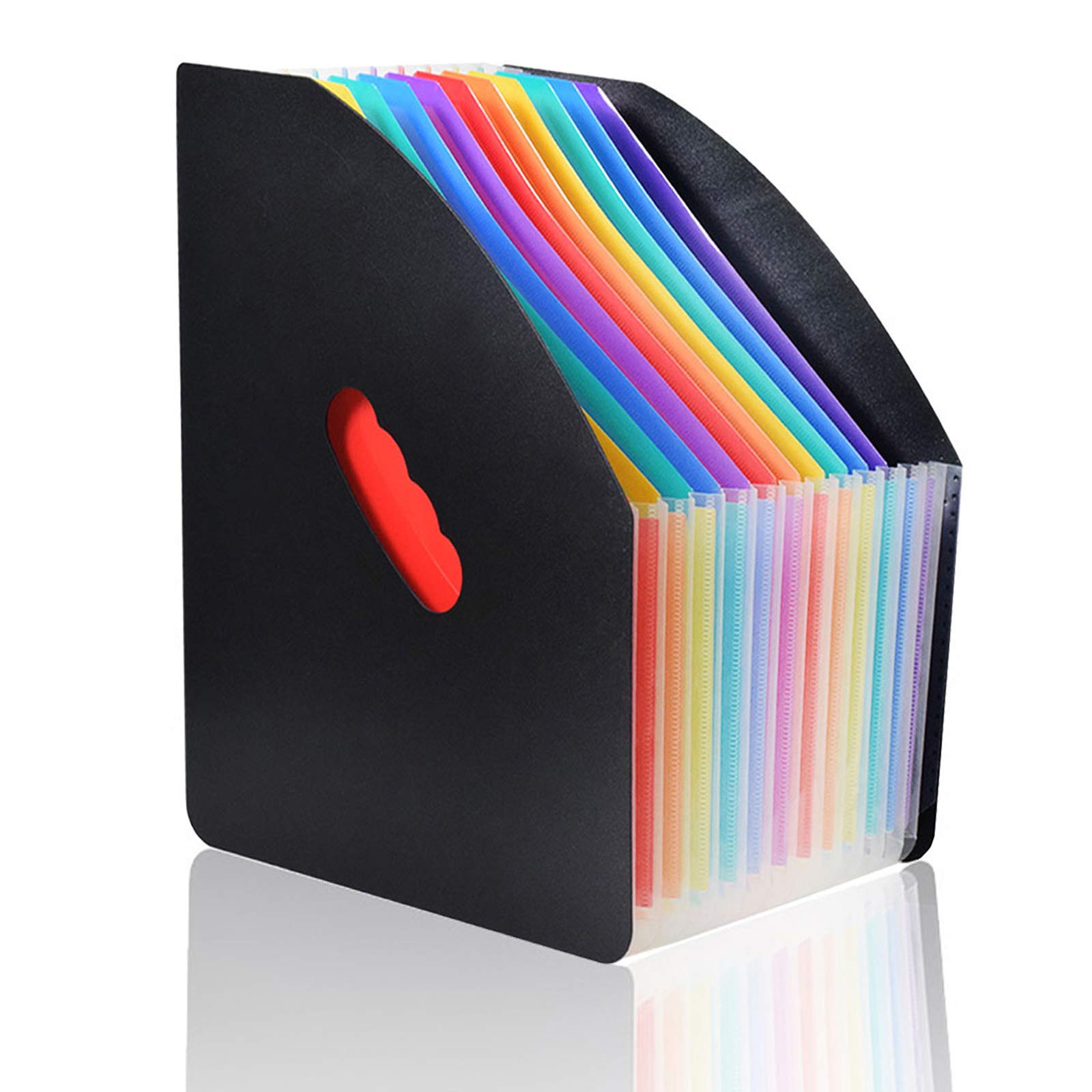 Amazon.com : Lemical Desktop Expanding File Holder 13 Rainbow Pockets ...