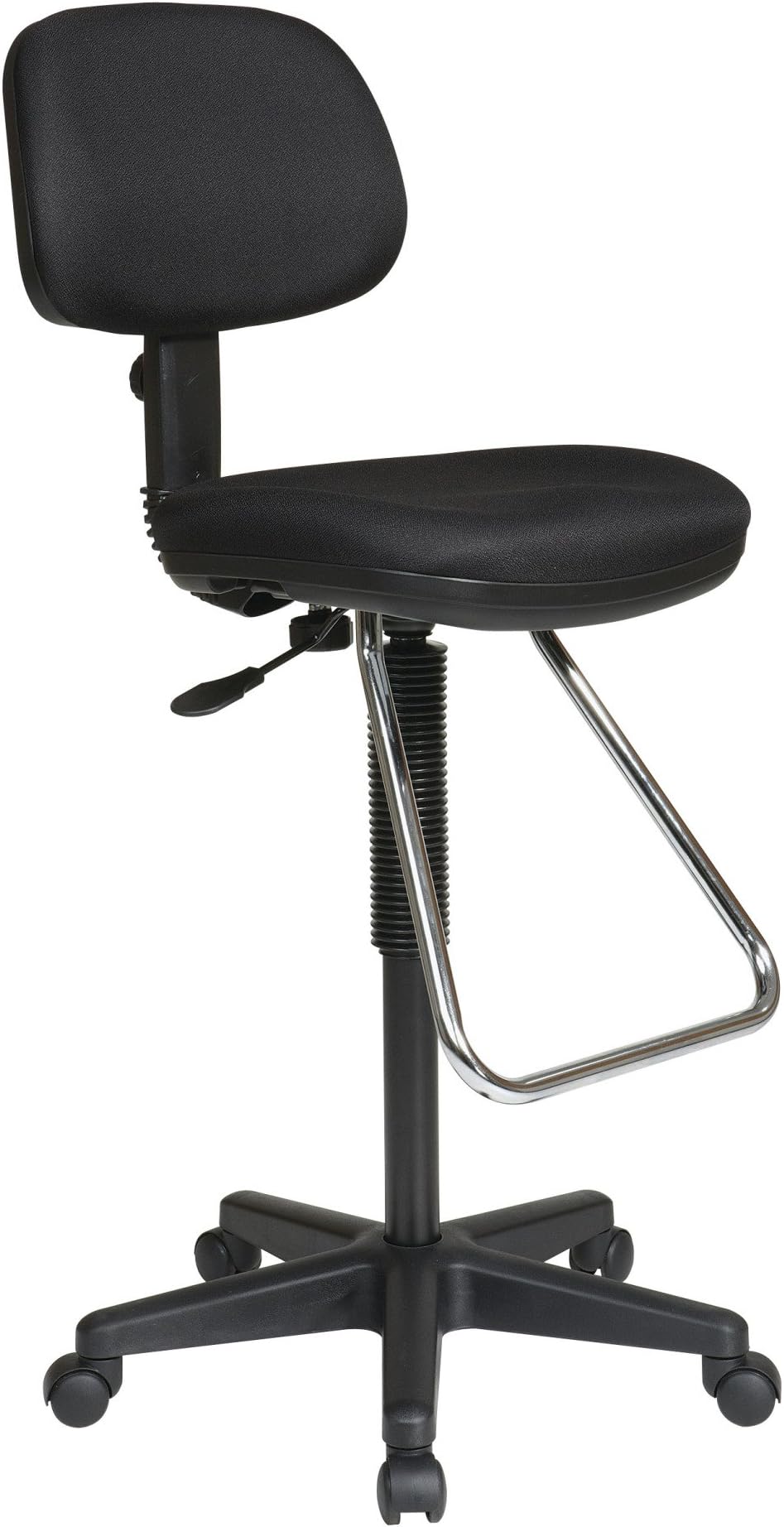 Amazon.com: Office Star DC Series Pneumatic Adjustable Drafting Chair ...