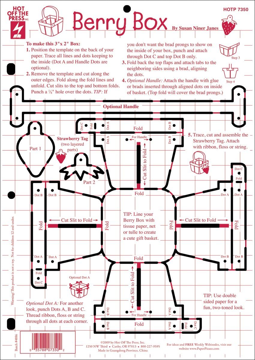 Amazon.com: Hot Off The Press HOTP Templates 8-1/2-Inch by 11-Inch ...