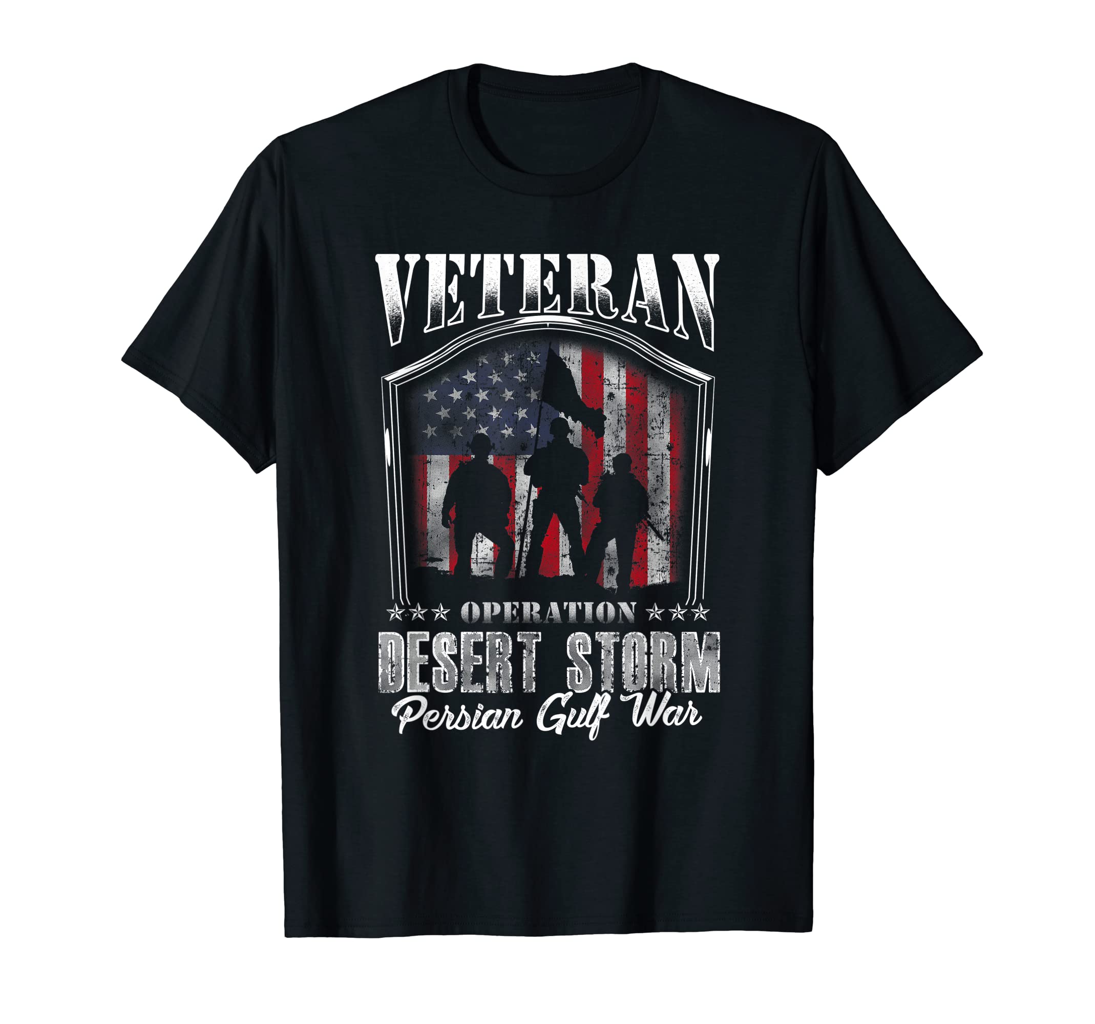 Amazon.com: Veteran Operation Desert Storm Persian Gulf War T-Shirt ...