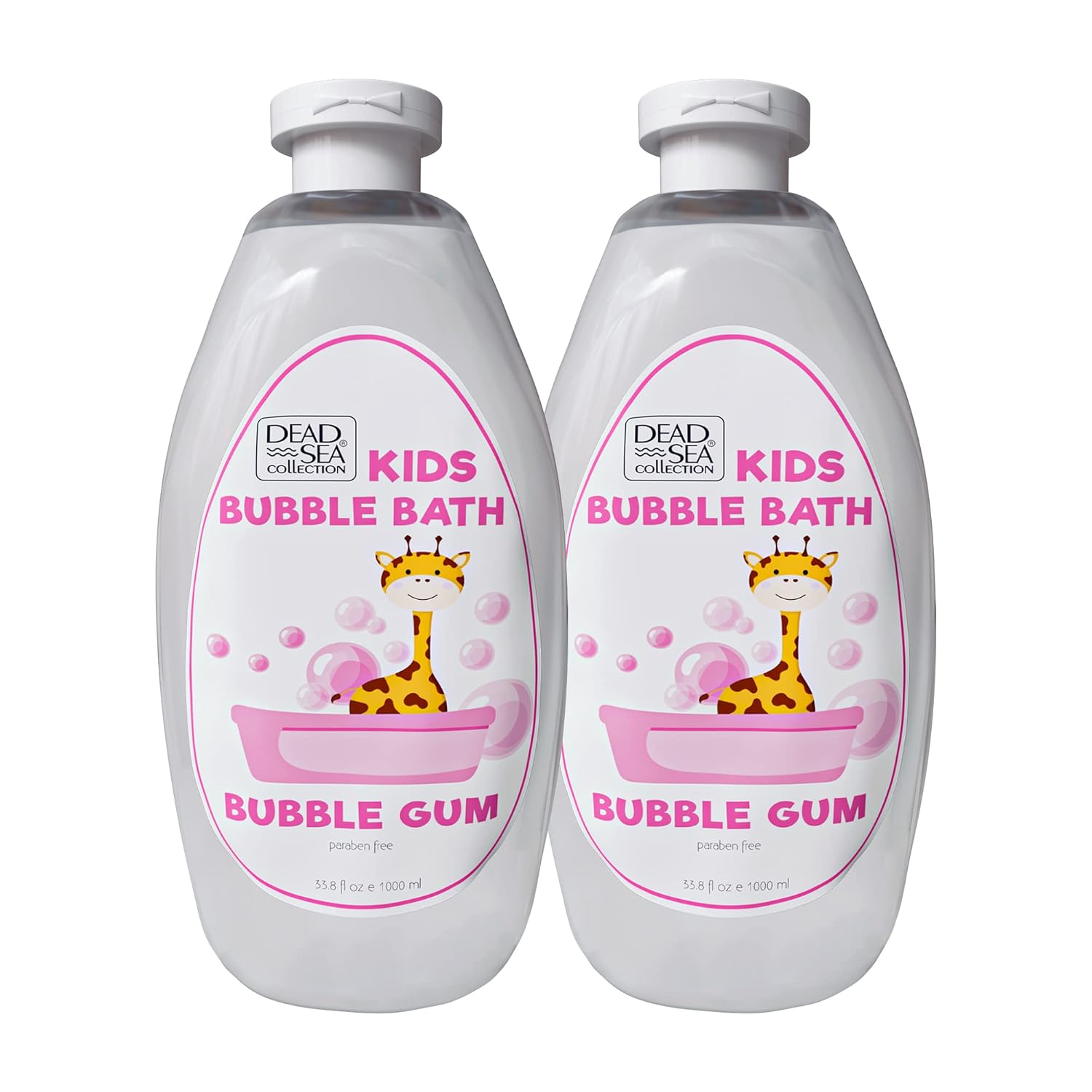 Amazon.com : Dead Sea Collection Bubble Bath Kids with Bubble Gum Scent ...