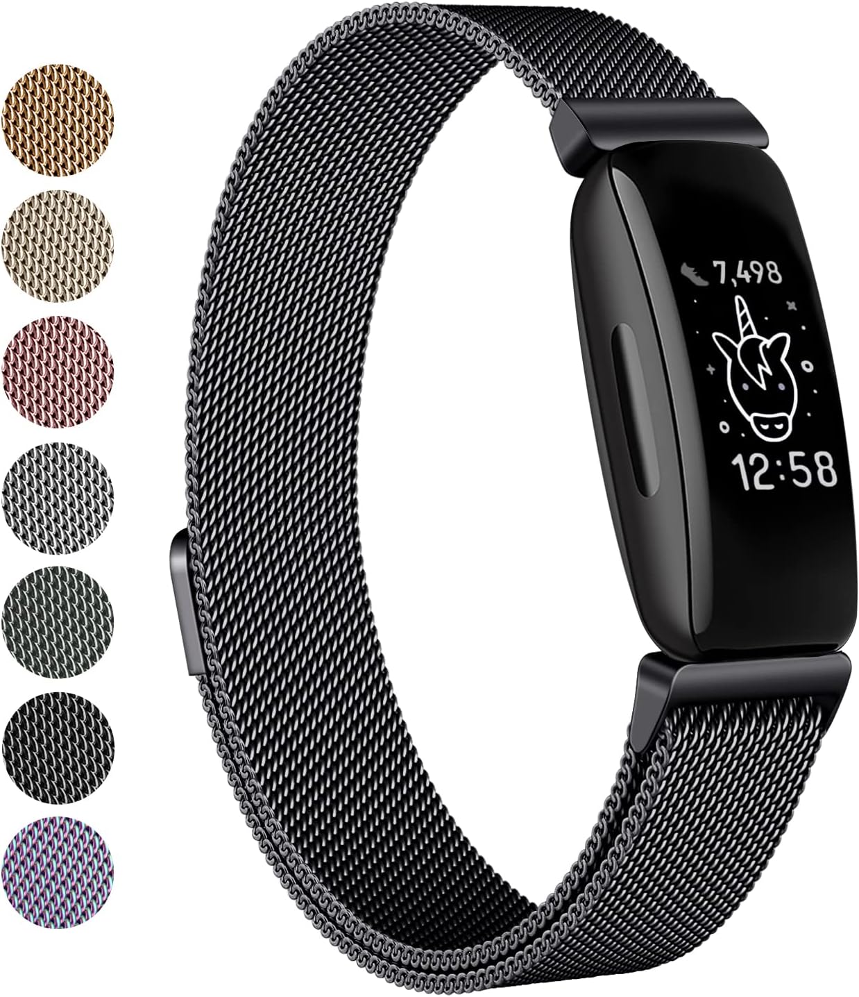 Amazon.com: Meliya Metal Bands for Fitbit Inspire 2/Inspire HR/Inspire ...
