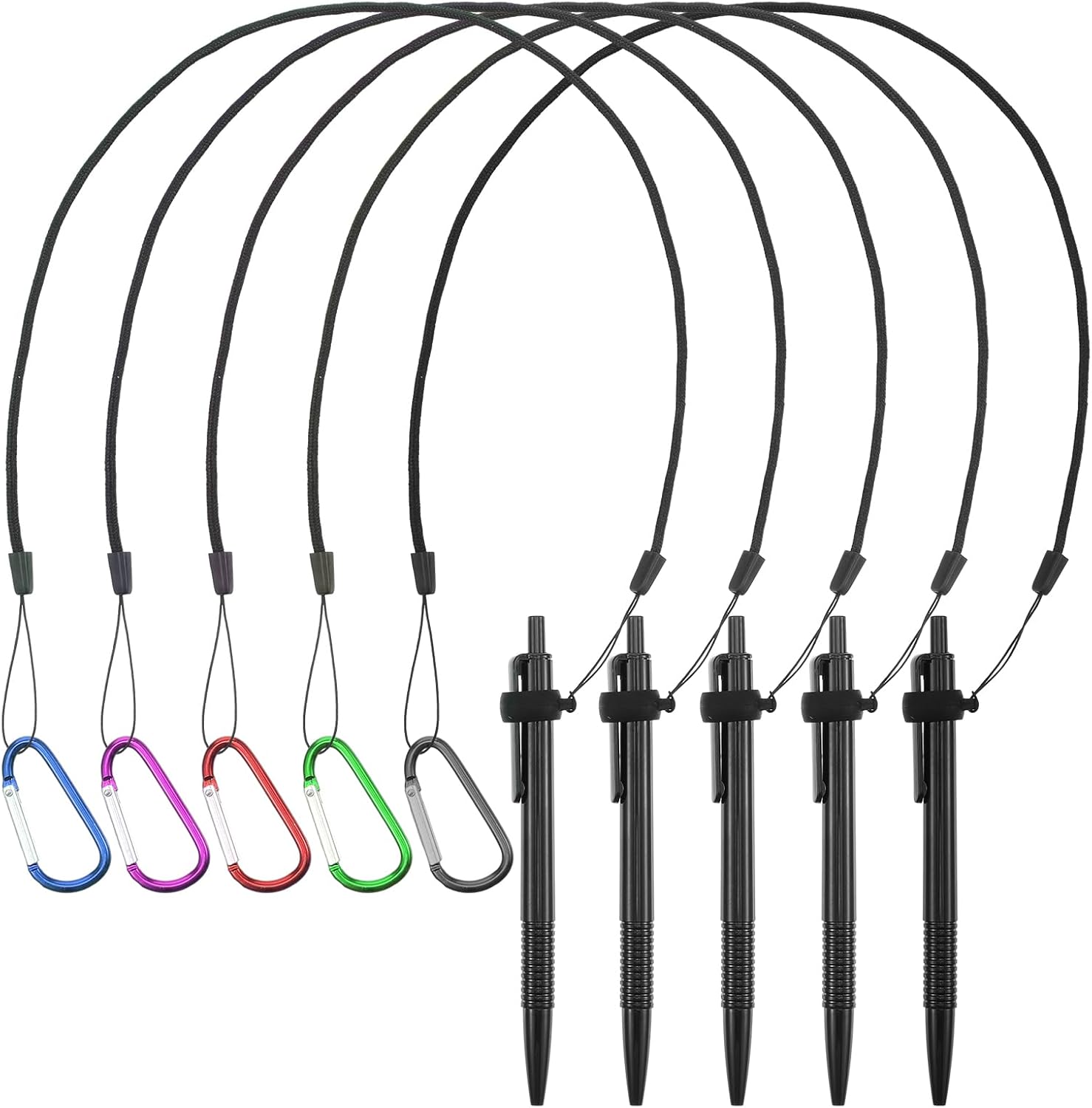 Amazon.com: ElevateTech 5Pcs Leash Clipboard Lanyard Clipboard with Pen ...
