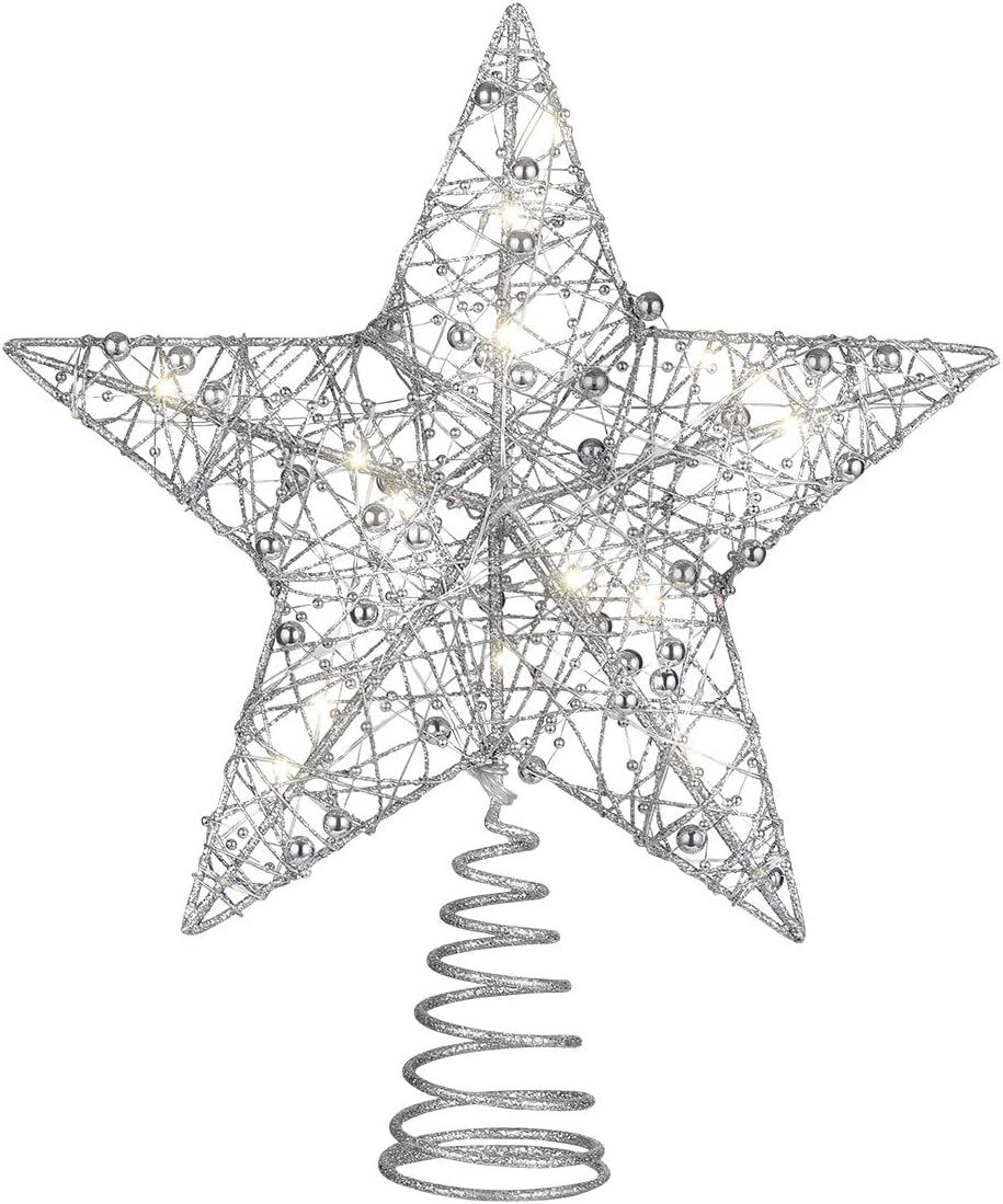 Amazon.de: Roylvan Weihnachtsstern, Baumspitze Stern mit 8 ...