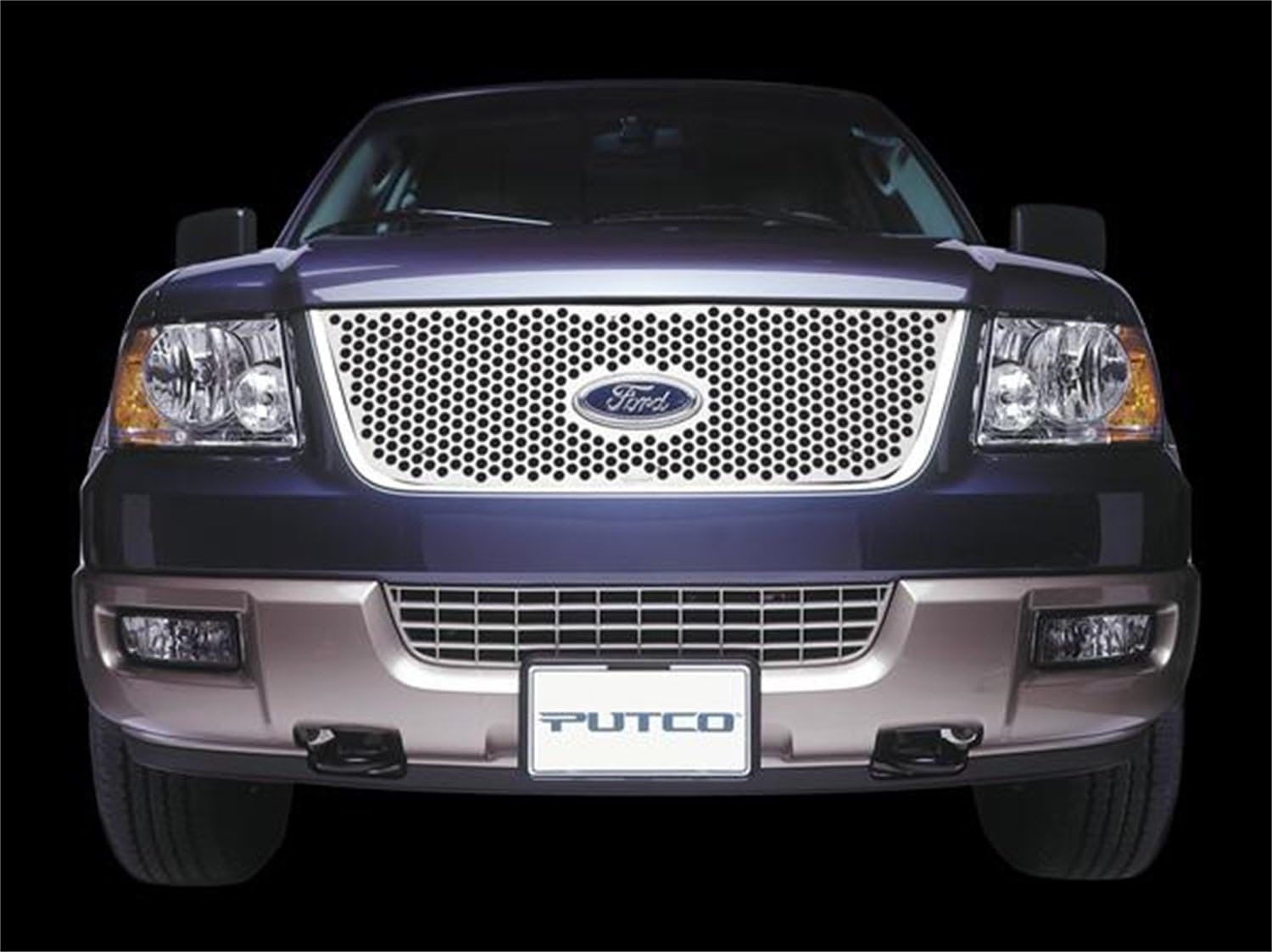 Amazon.com: Putco 84342 Punch Mirror Stainless Steel Grille : Automotive