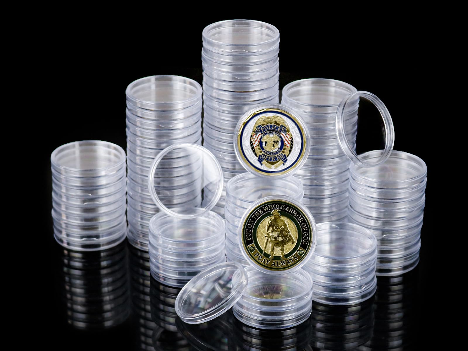 Snapklik.com : 40mm Coin Capsules, Silver Eagle Coin Capsules, Copper ...