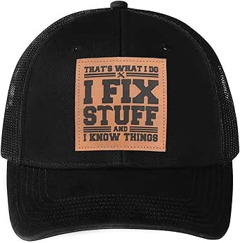 Amazon.com: I Fix Stuff Hats Adjustable That's What I Do I Fix Stuff ...