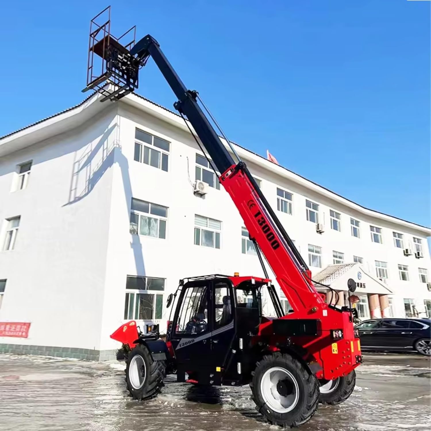 Amazon.com: Adjustable Reach Rough Terrain Telehandler Forklift ...