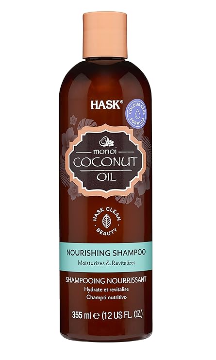 Amazon.com : Hask Monoi Coconut Oil Nourishing Shampoo, 12 Ounce ...