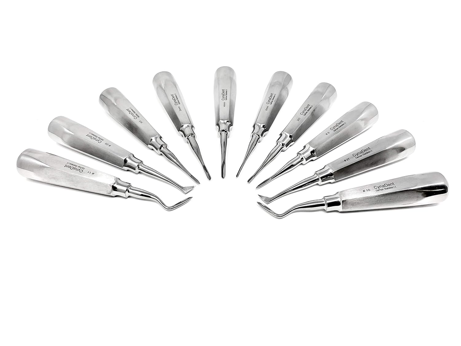 Amazon.com: Dental Root Elevators Extracting Set of 10 – Includes Cryer ...