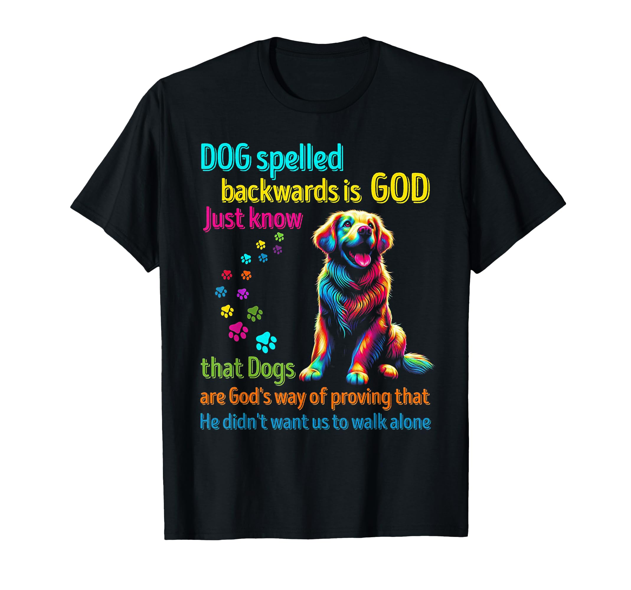 Amazon.com: Dog Spelled Backwards Is God T-Shirt : Clothing, Shoes ...