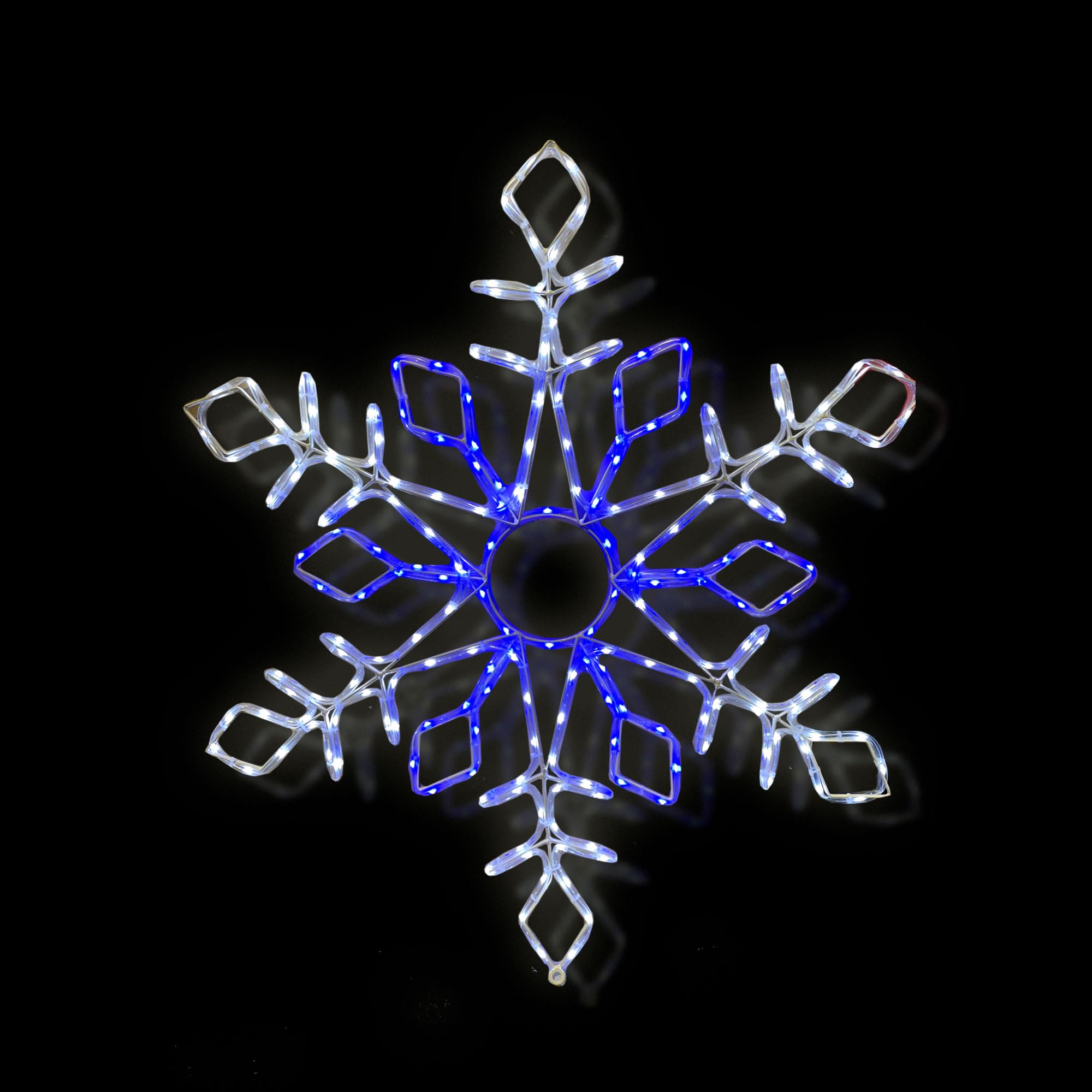 Large, 90CM, LED Christmas Tube Lights for Outdoor Use (Large Snowflake ...