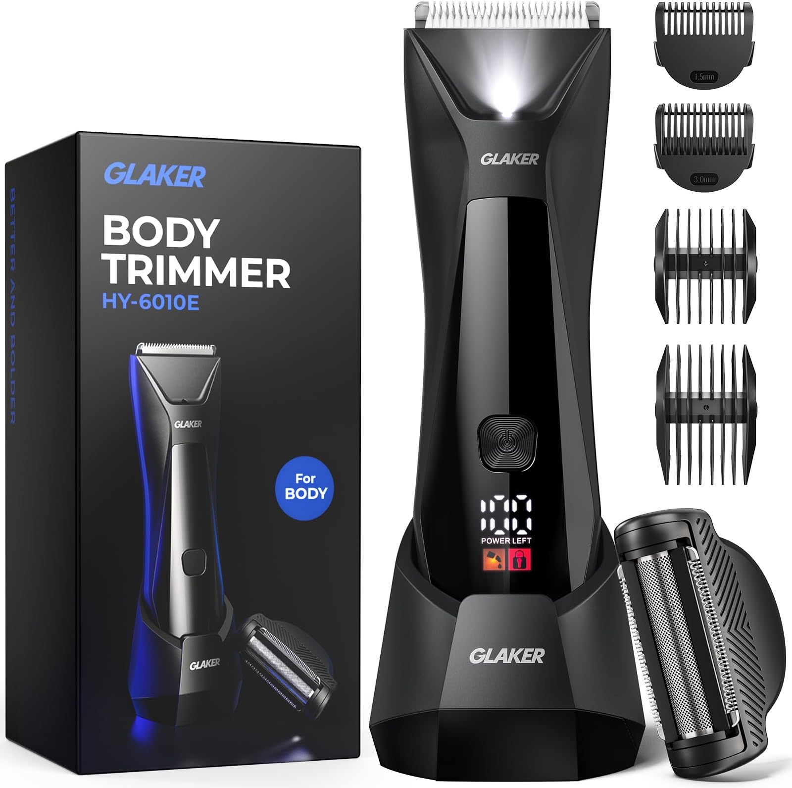 Amazon.com: INVJOY 2-in-1 Manscape Groin & Body Hair Trimmer for Men ...