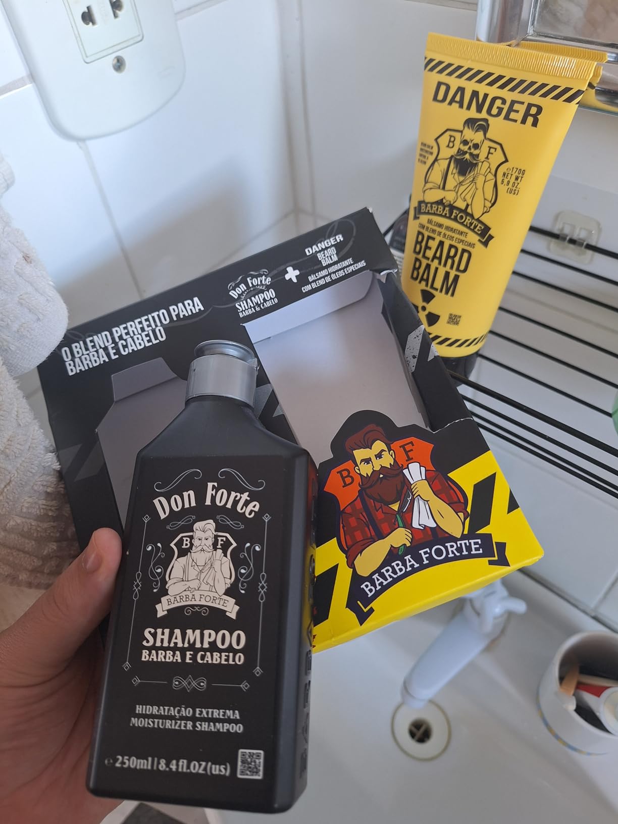 Shampoo Don Juan 170ml + Beard Balm Danger 170g Barba Forte | Amazon.com.br