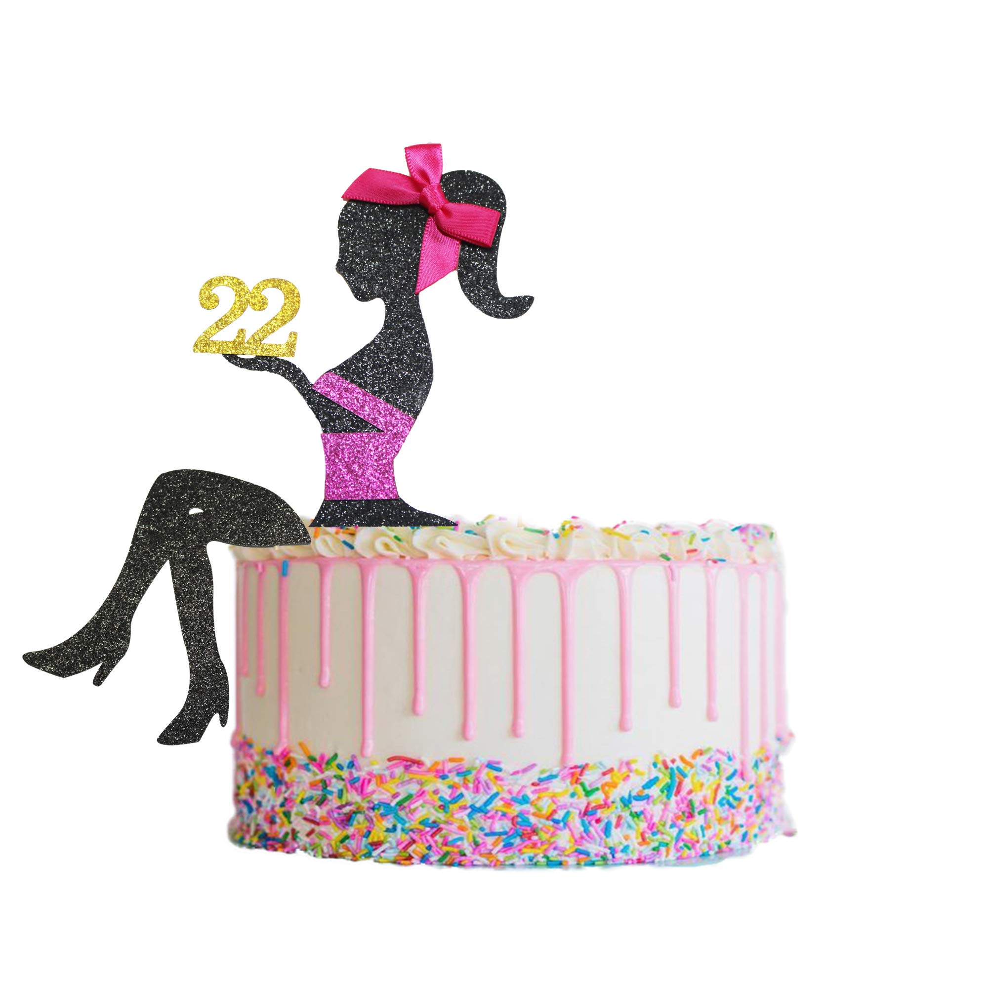 Sitting Girl Silhouette Cake Topper 22 Sitting Girl Cake Topper ...