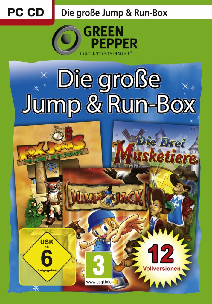 Die große Jump & Run-Box [Green Pepper]: Amazon.it: Videogiochi