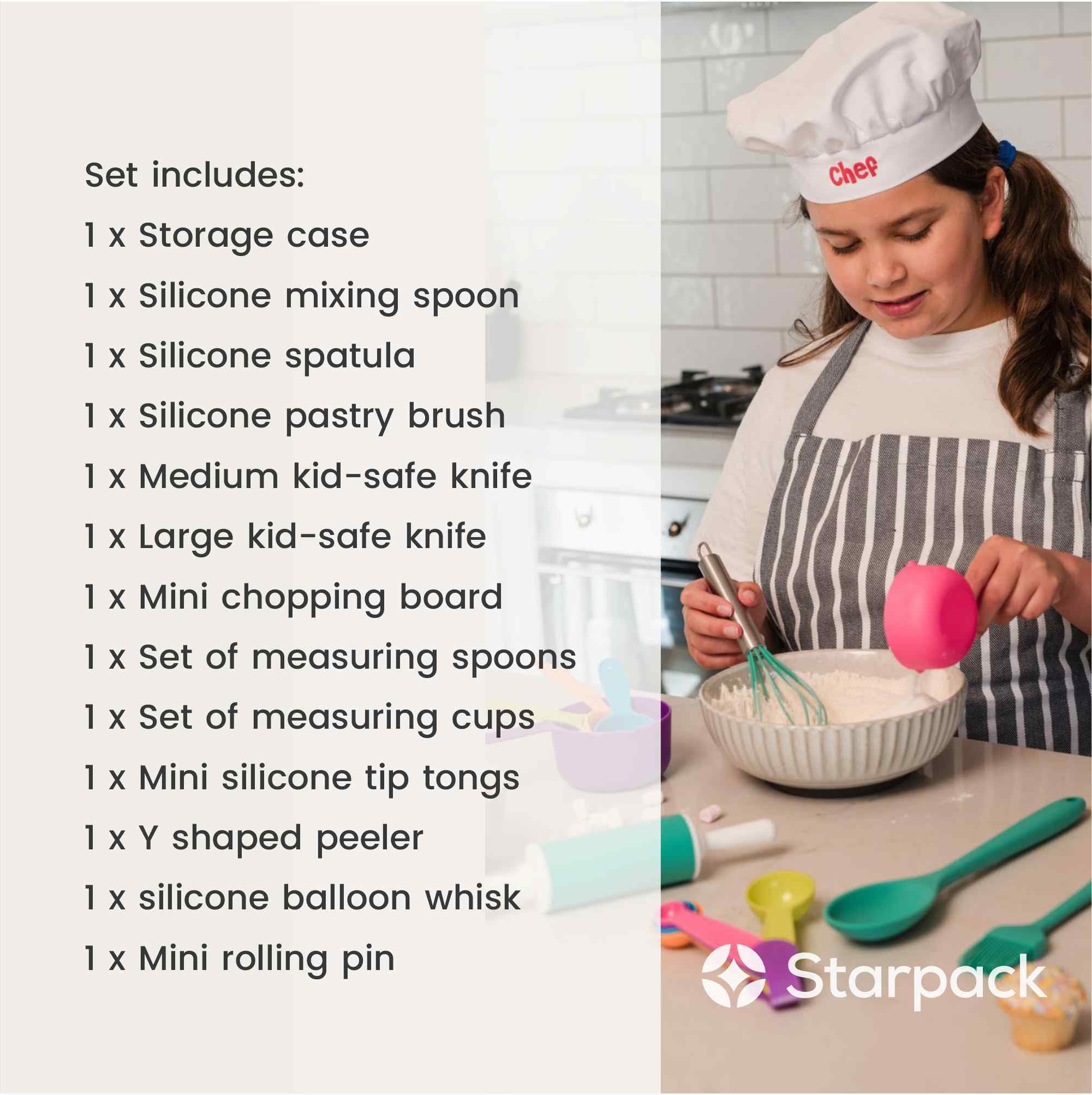 Snapklik.com : Starpack Lets Cook Real Cooking Tools For Kids
