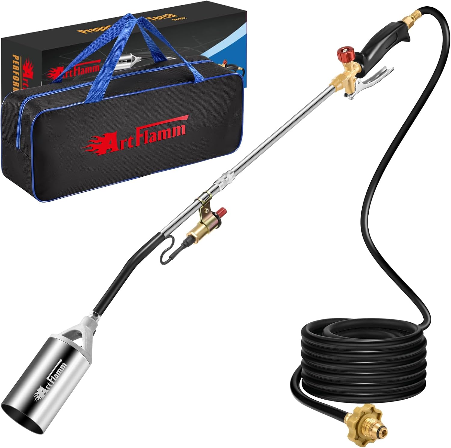 Amazon.com : ARTFLAMM Portable Propane Torch Weed Burner Kit with ...