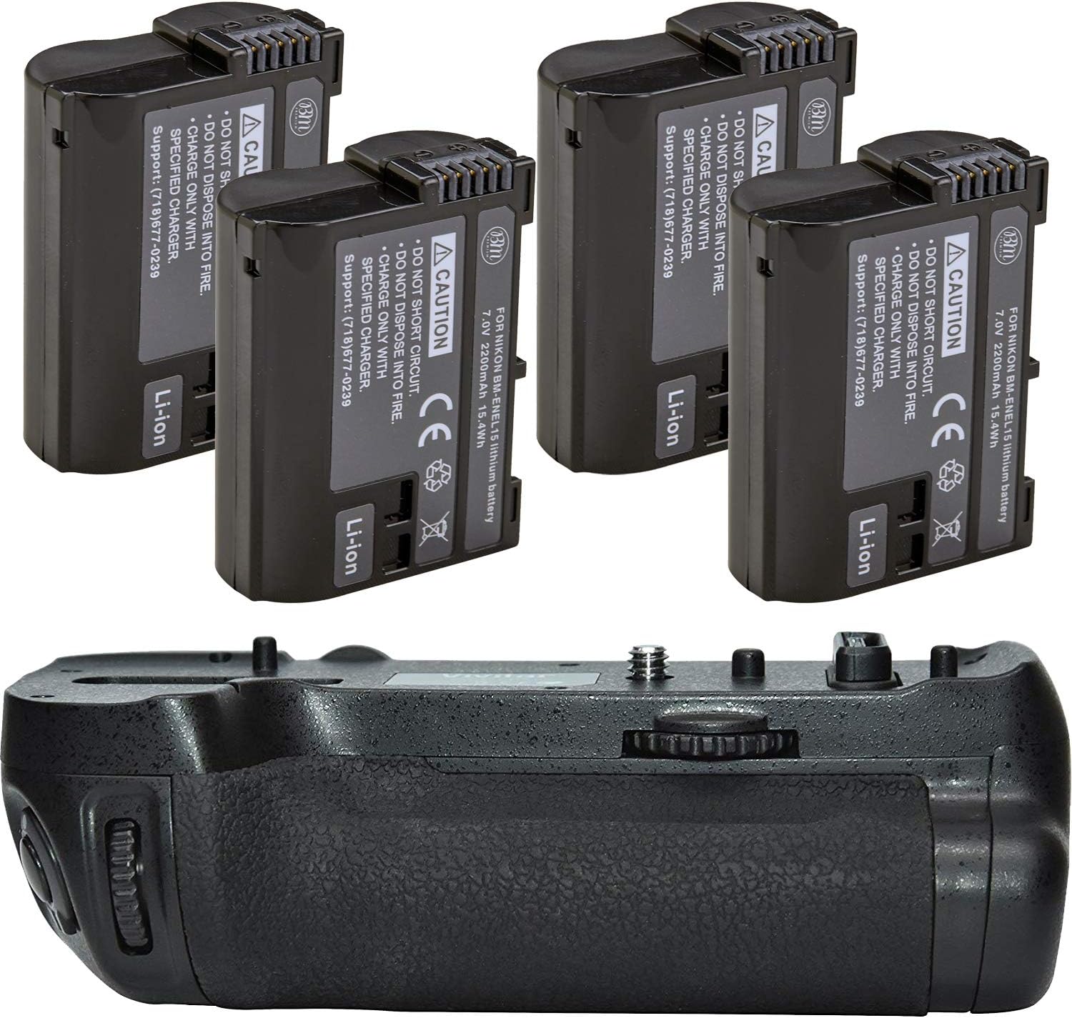 Amazon.com : Battery Grip Kit for Nikon D850 Digital SLR Camera ...