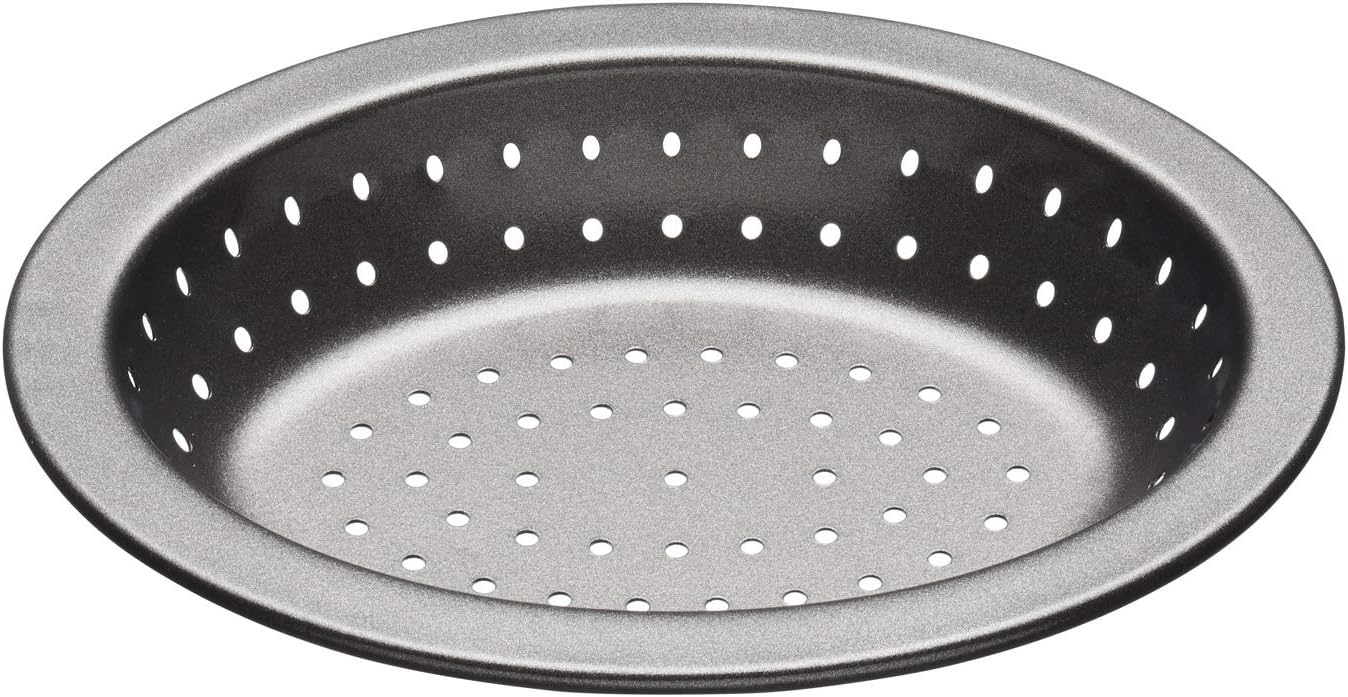 MasterClass Crusty Bake 13.5 x 10 cm Perforated Pie Dish with PFOA Non ...