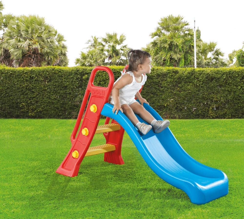 Dolu Kids Slide Indoor and Outdoors - White : Amazon.co.uk: Toys & Games