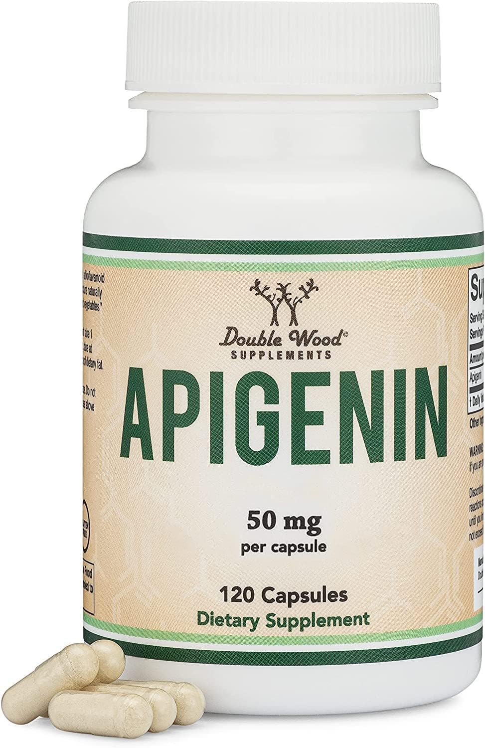 Amazon.com: Apigenin Supplement - 50mg per Capsule, 120 Count (Powerful Bioflavonoid Found in ...