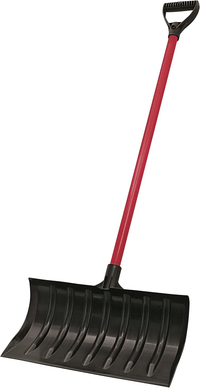 Amazon.com : Truper 33821 18-Inch Basic Plastic Snow Pusher with Metal ...