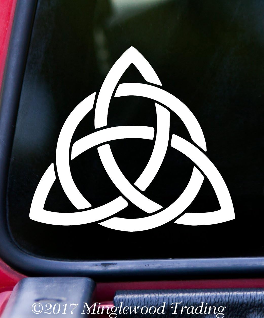 Amazon.com: Celtic Trefoil Knot 5" x 4.5" Vinyl Decal Sticker - Irish ...