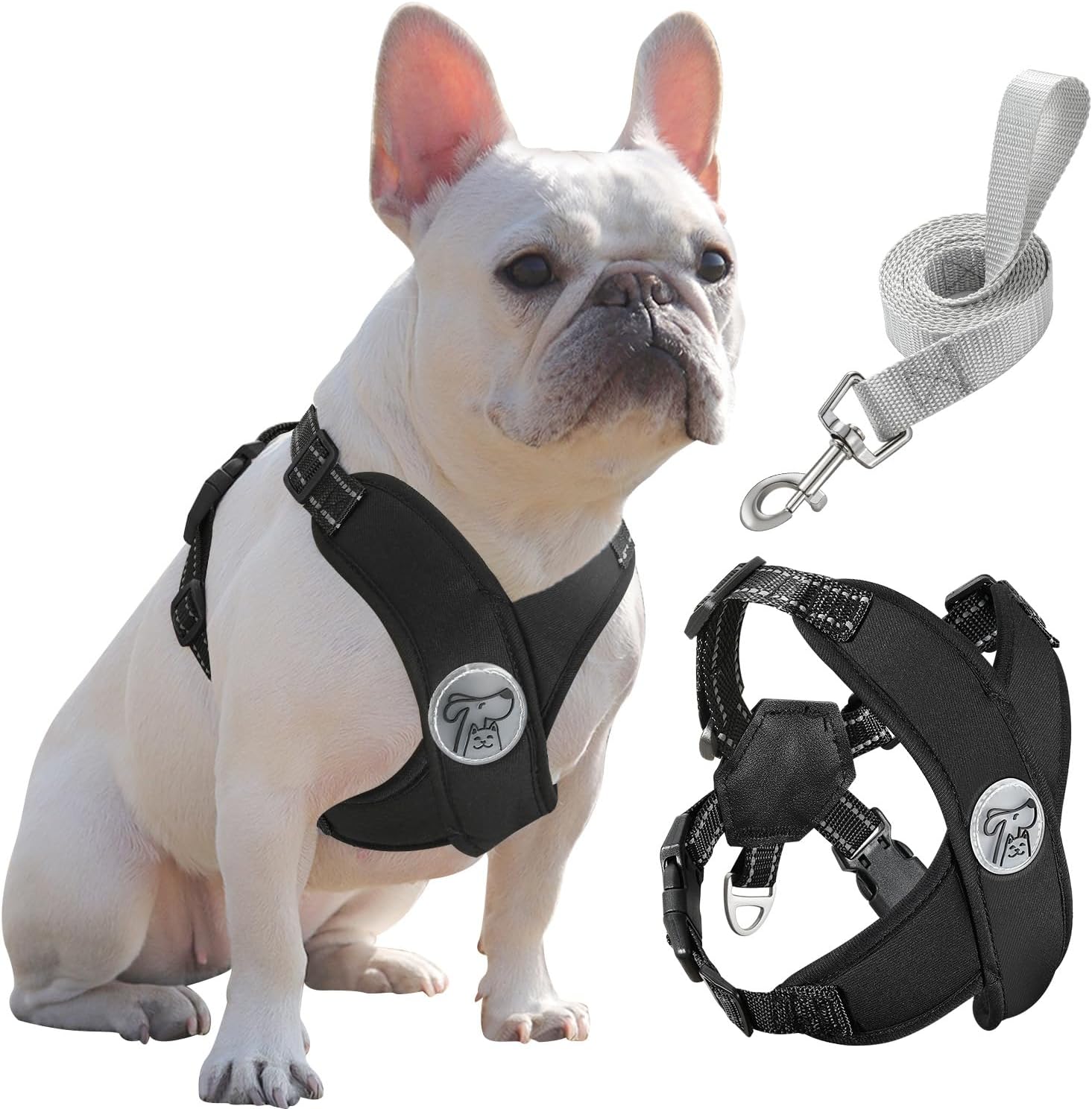 Amazon.com : Pawaboo Dog Harness with Leash Set, X-Frame No Pull Pet ...