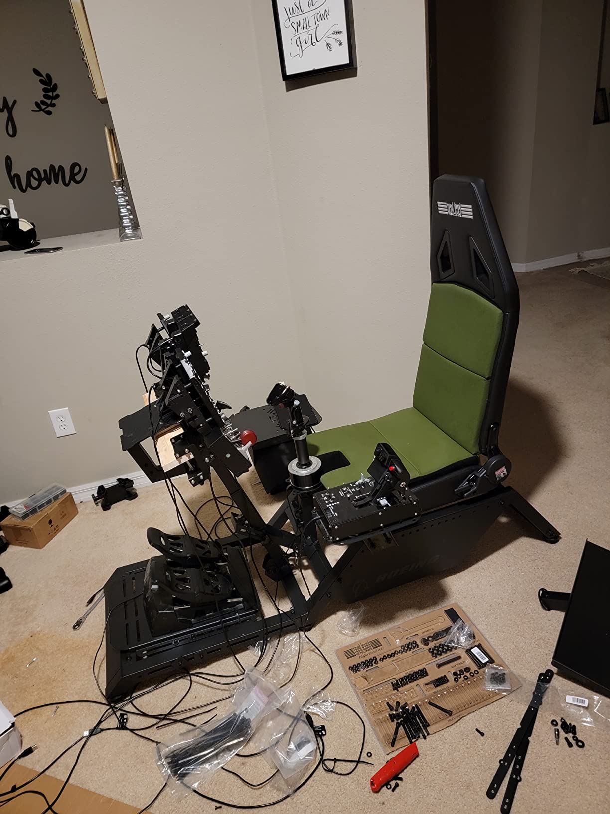 $26/mo - Finance Next Level Racing Flight Simulator Cockpit: Boeing ...