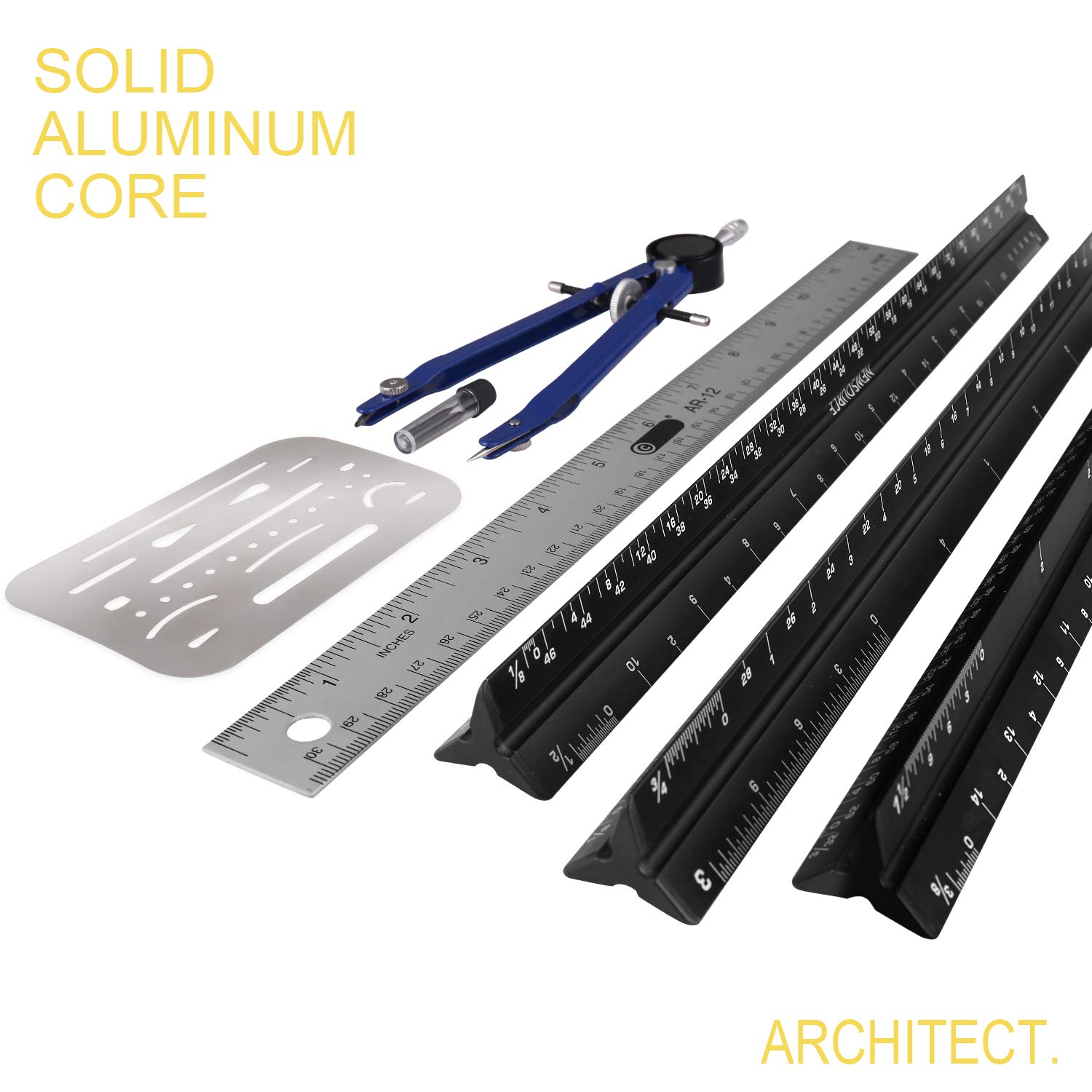 Buy Architect Scale Ruler,Architecture Scale Ruler Set,Drawing Tools ...