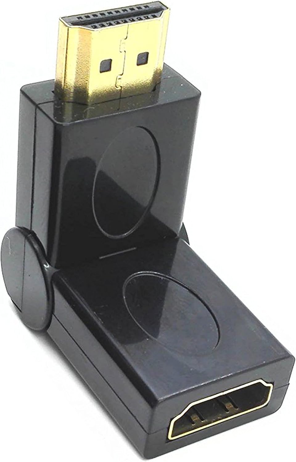 zdyCGTime Premium Gold Plated Connectors HDMI Male To Female Coupler, 90-270 Degree Adjustable ...