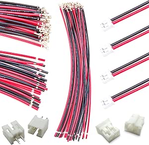Amazon.com: Yoeruyo PH2.0mm JST Male Connector Kit with 22AWG Pre-Crimped Wire, 2/3/4/5/6/7/8/9 ...