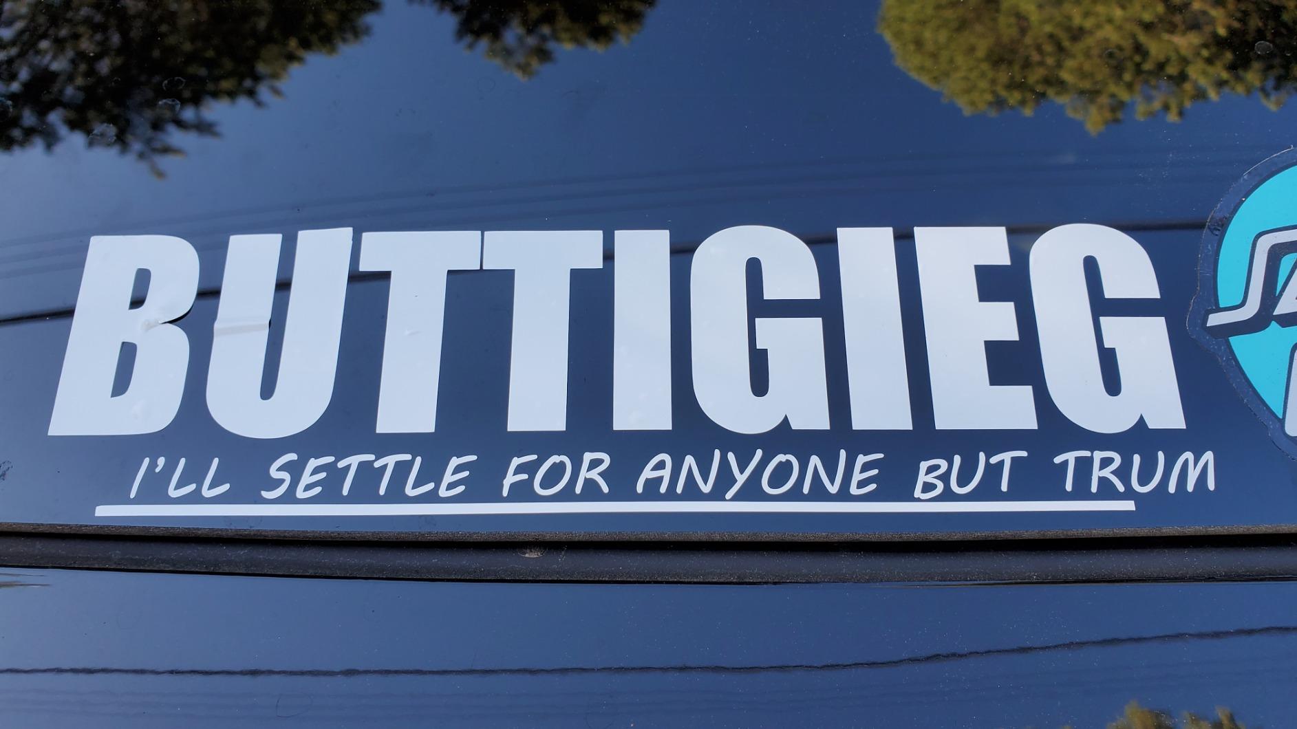 Amazon.com - BUTTIGIEG but, I'll Settle for Anyone but Trump 2020 ...