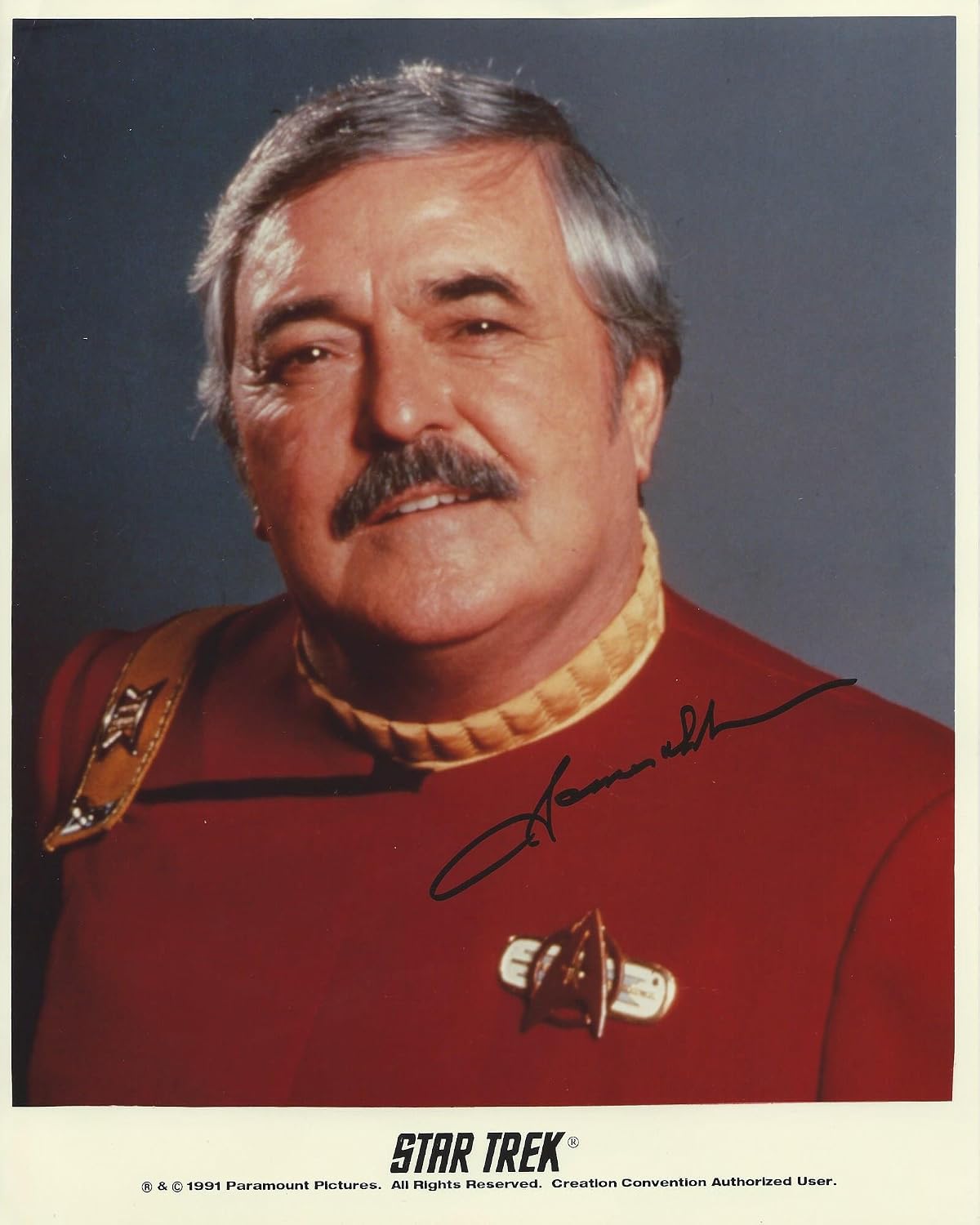 ST Original TV Series Signed Autographed James Doohan as Montgomery ...