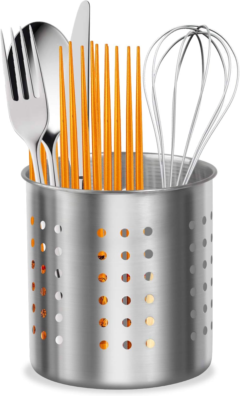 Amazon.com - Stainless Steel flatware cylinder cups, containers for ...