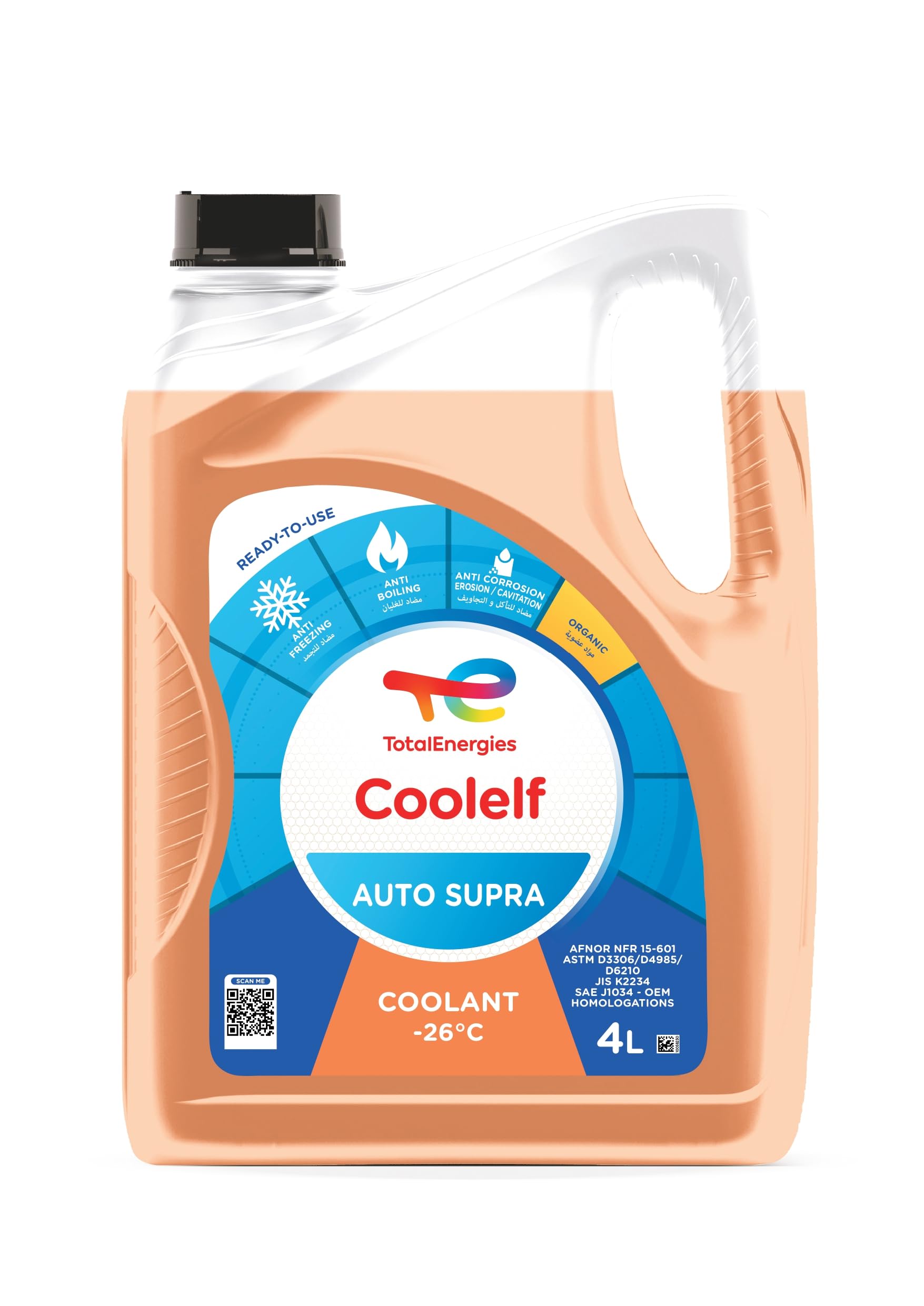 TotalEnergies COOLELF AUTO SUPRA -26°C - 4 Liters: Buy Online at Best ...