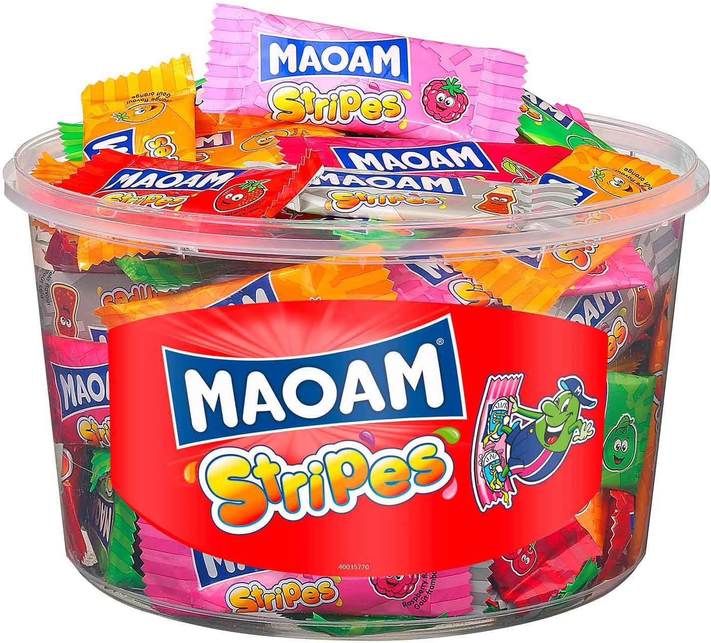 Haribo Maoam Stripes, socket, 4-pack (4 x 1050g) : Amazon.co.uk: Grocery
