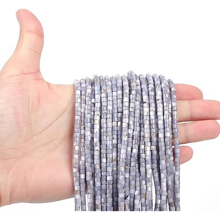 Amazon.com: YANUAHI Natural Shell Beads for Jewelry Making 120pcs Puka ...