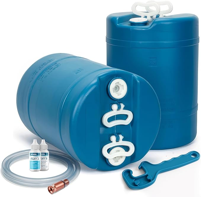 Amazon.com : Legacy Food Storage 2 Emergency Water Storage Containers ...