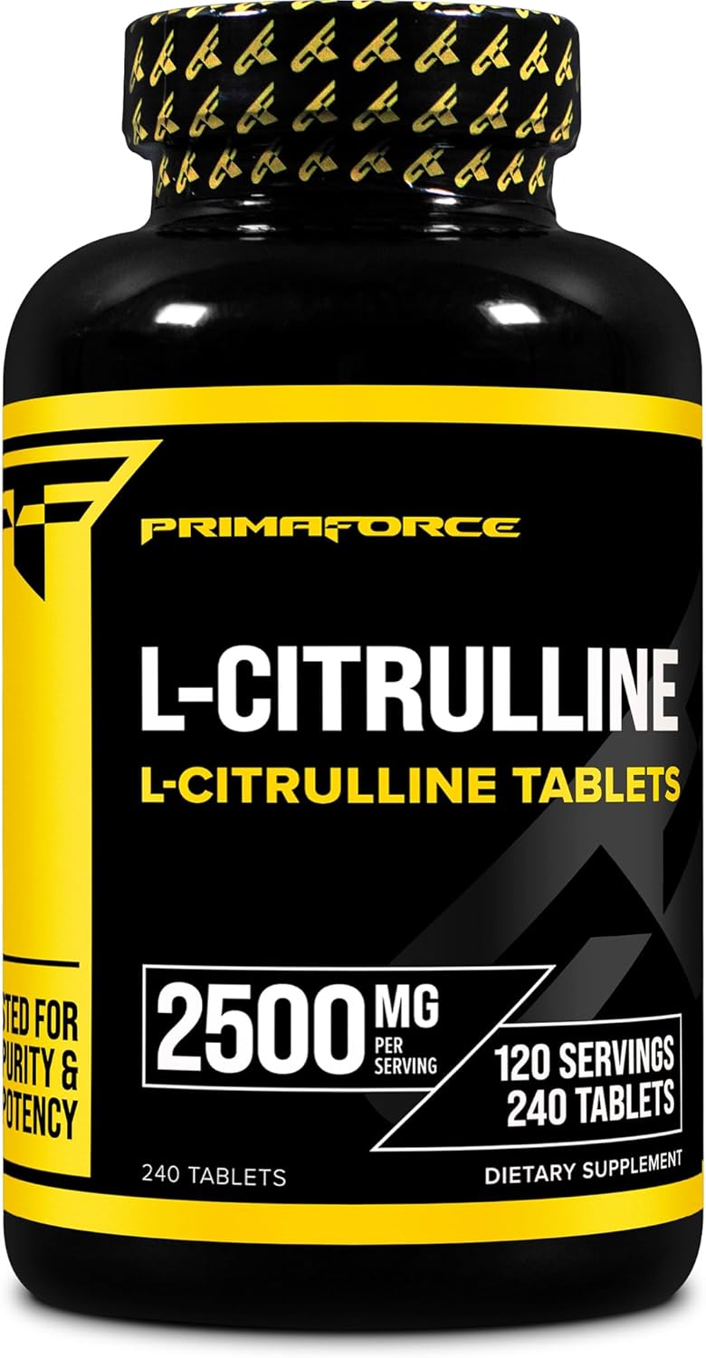 Primaforce L-citrulina 2500 mg, 240 tabletas, 120 porciones – Yaxa Guatemala
